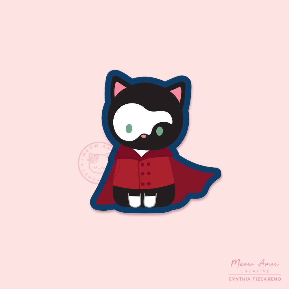 Phantom of the Meowpera Vinyl Sticker – Meow Amor Creative