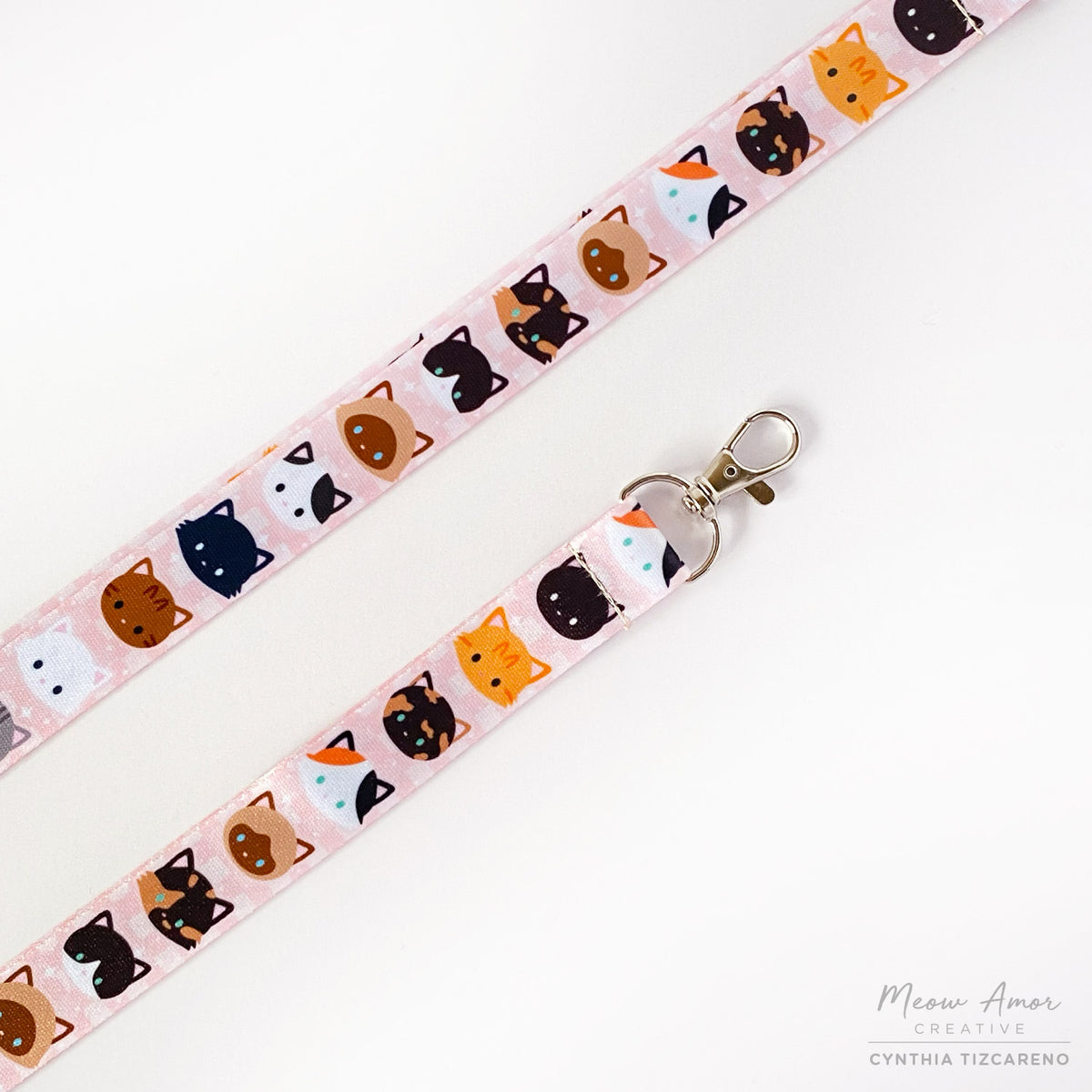 All The Cats Lanyard – Meow Amor Creative