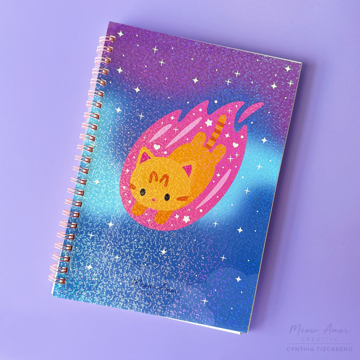 Comet Cat : Reusable Sticker Book – Meow Amor Creative