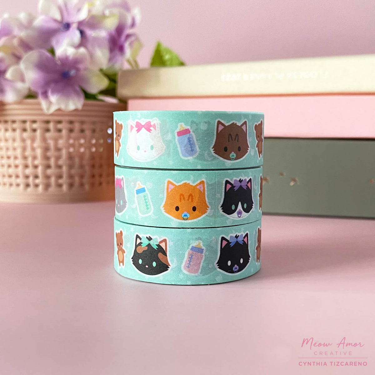 Baby Cats Washi Tape – Meow Amor Creative